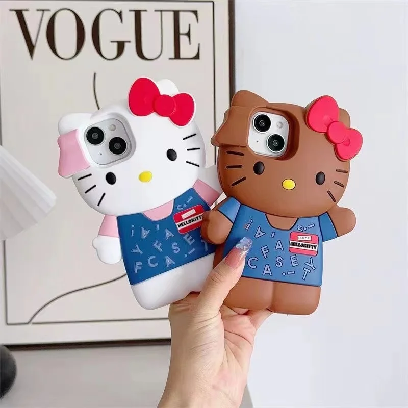 Miniso-Cartoon-Silicone-3D-Hello-kitty-For-Iphone-11-12-13-14-15-Pro ...