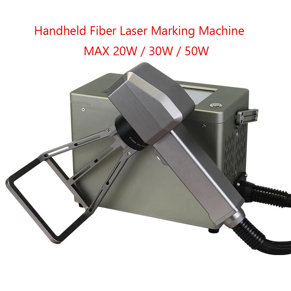 Handheld-Fiber-Laser-Marking-Machine-MAX-30W-20W-50W-Align-System ...