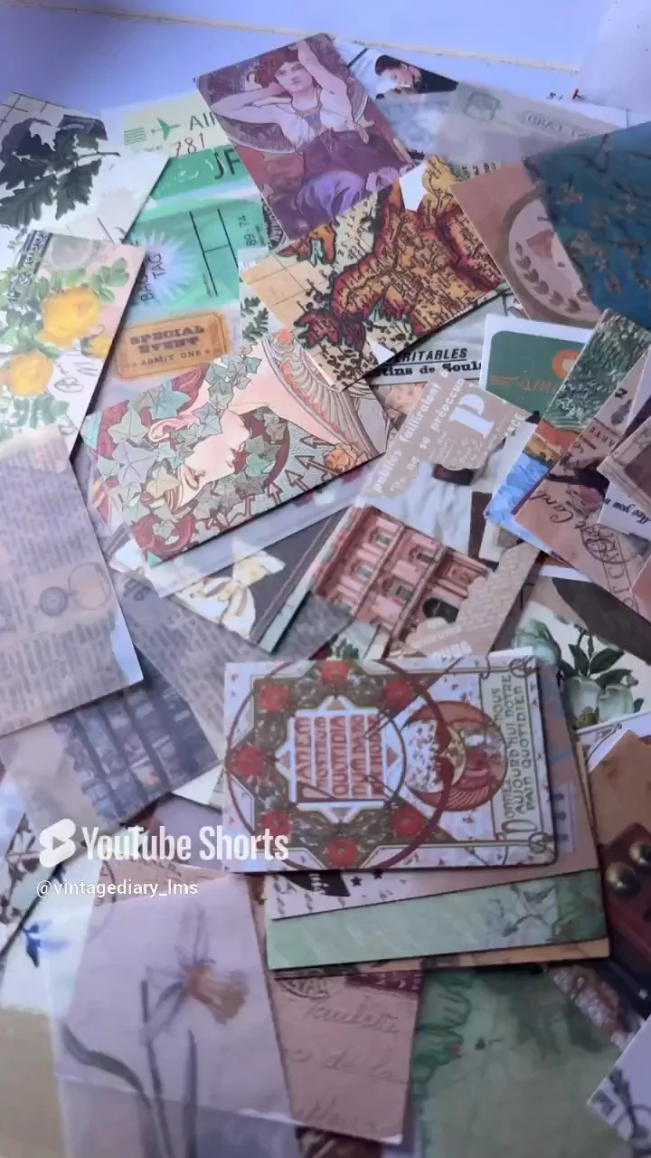 "Retro & Vintage Journaling Supplies | Aesthetic Mini Pages & Retro ...