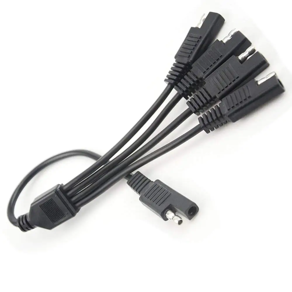 45CM 1 to 4 SAE Power Extension Cable Adapter Connector 5 Way SAE ...