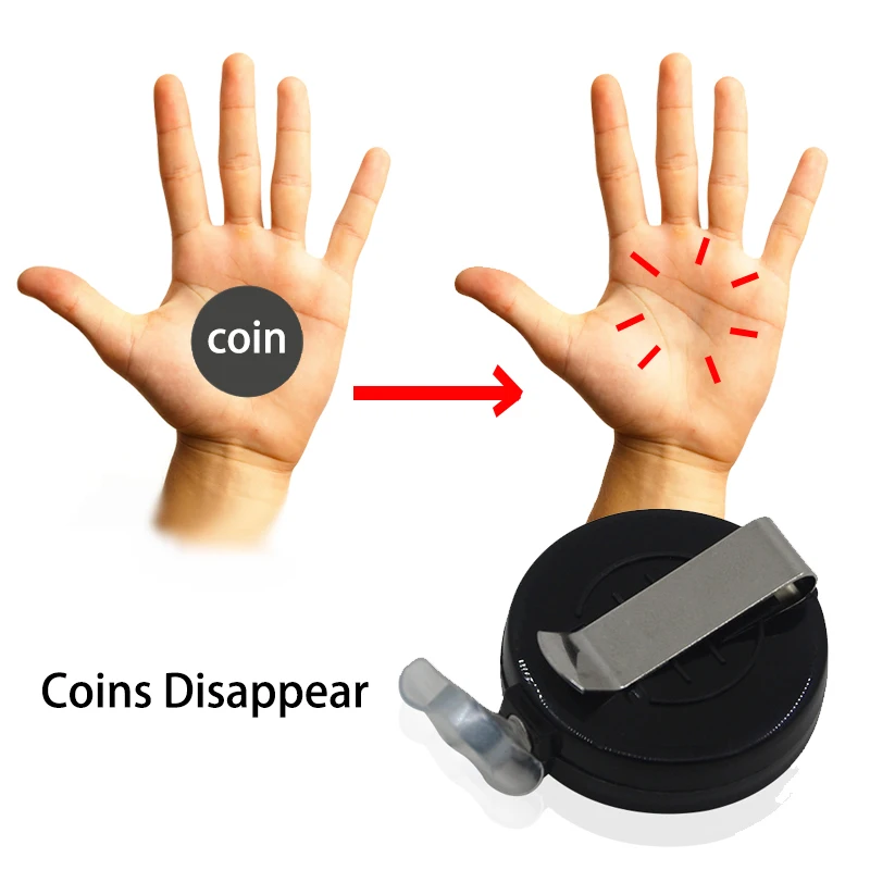 Magic-Coins-Disappear-Muffled-Device-Tool-Silencing-Magic-Device-Money ...