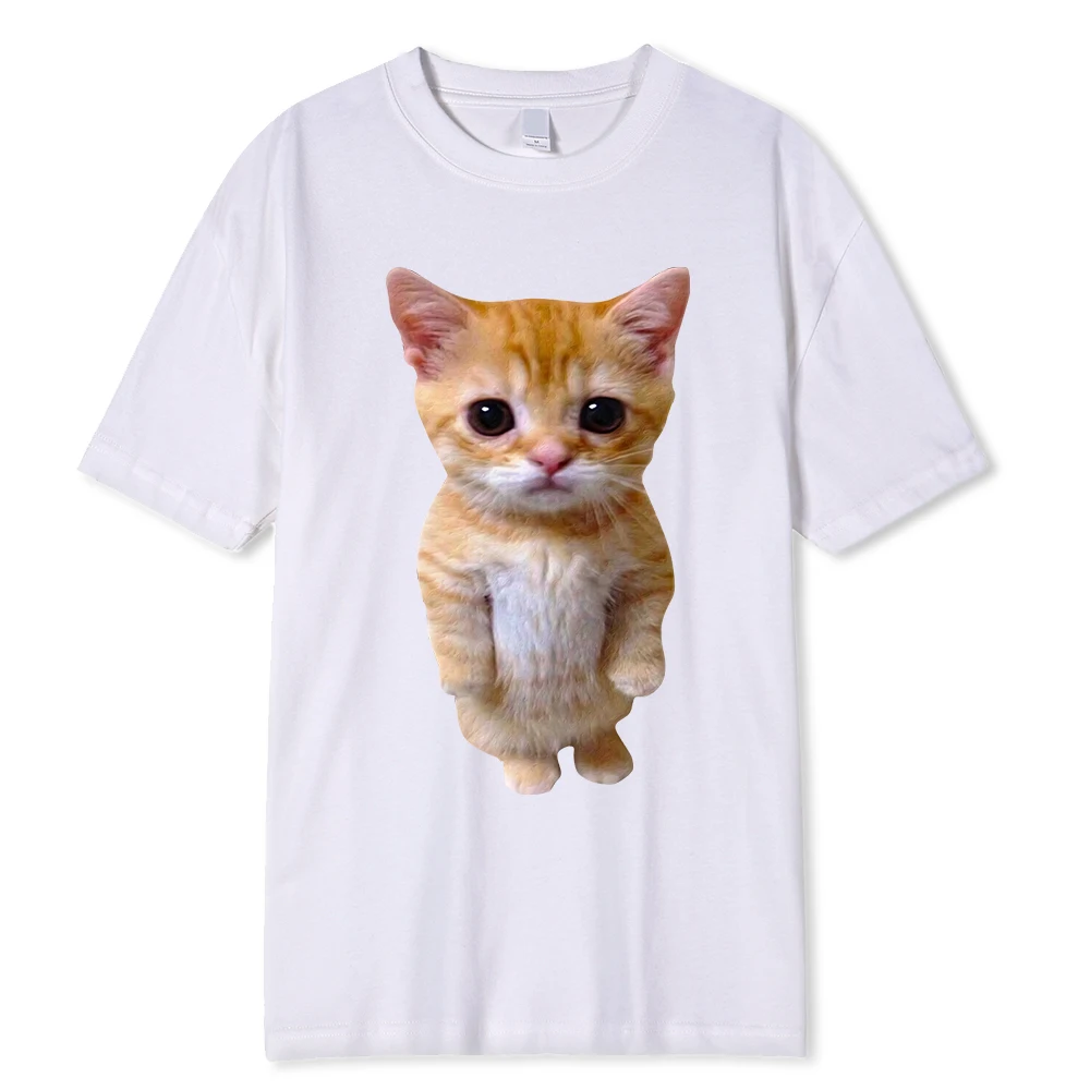 El Gato Meme Sad Crying Cat Munchkin Kitty Meme Trendy Graphic T-shirt ...