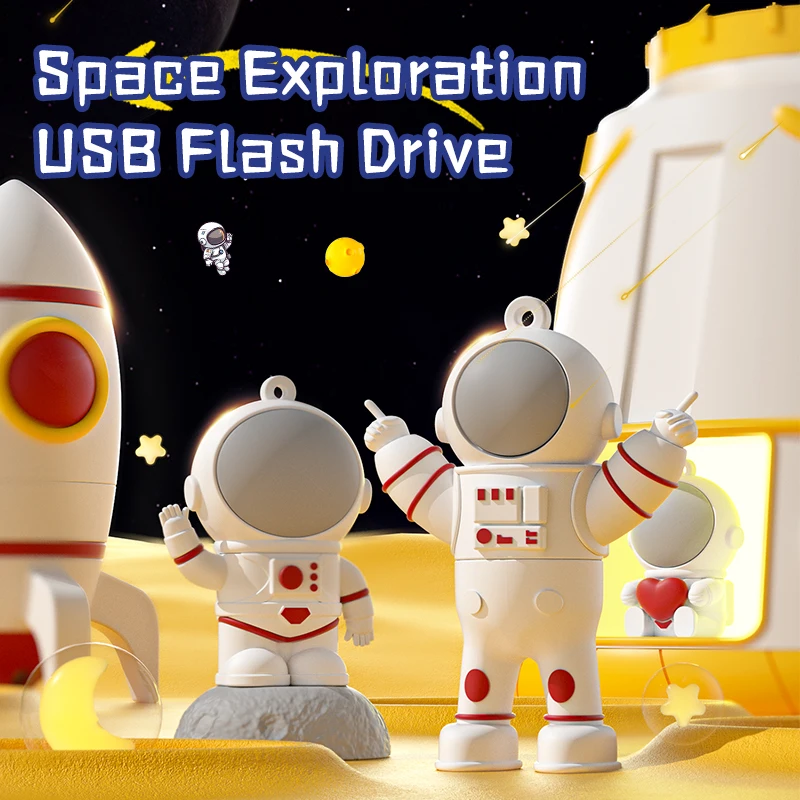 U-H-V031-USB-Flash-Disk-Astronauts-Pendrive-Portable-Pen-Drive-keychain ...