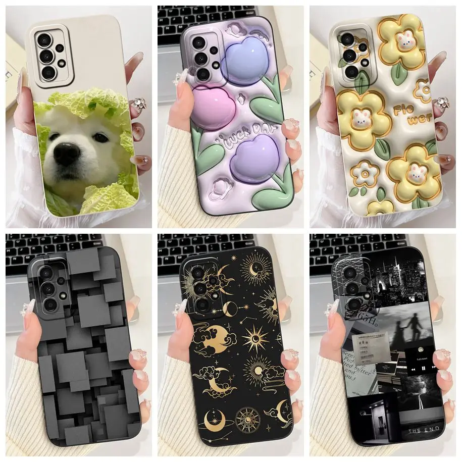 For Samsung Galaxy A32 Case SM-A325F Camera Protection Cover Popular ...