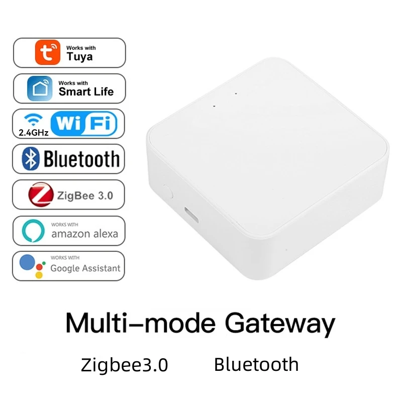 Hub de enlace inteligente Tuya, multimodelo, puente de casa inteligente, WiFi, Bluetooth ...