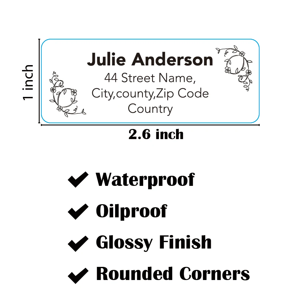 150pcs-Personalized-Return-Address-Label-Customized-Mail-Labels-Custom ...