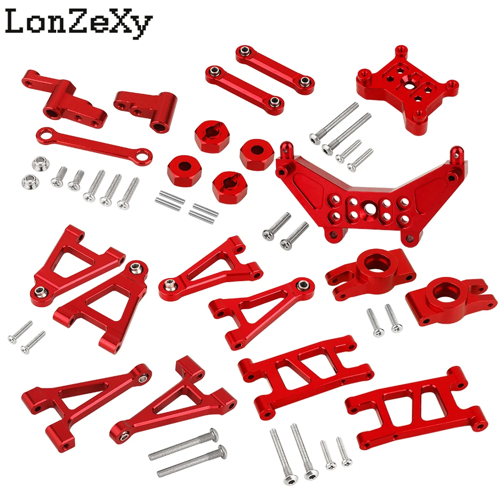 MJX-Hyper-Go-14303-14302-14301-Metal-Steering-Cup-Shock-Tower-Brackets ...