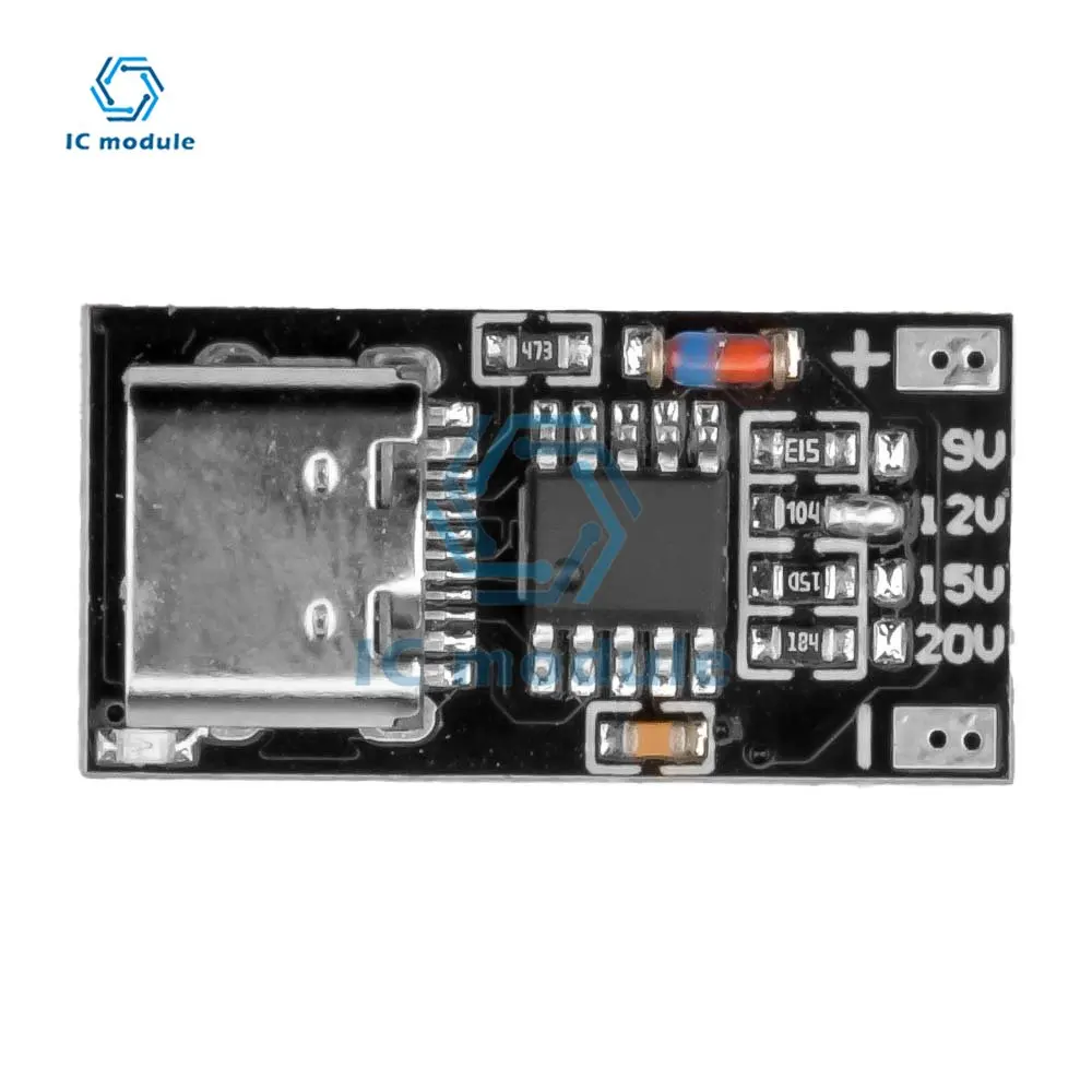 12 В Type-C/USB-C PD ТРИГГЕРНАЯ плата, модуль PD/QC приманка, быстрая ...