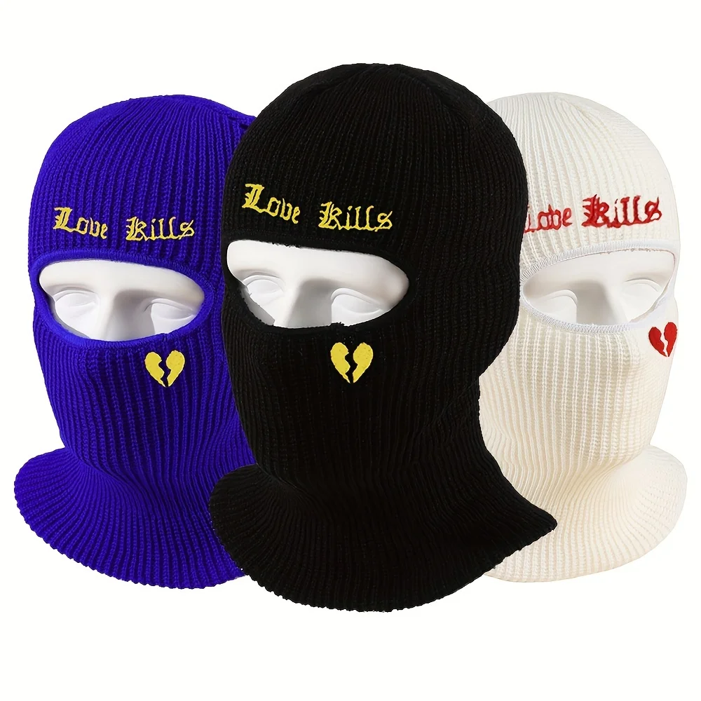 Balaclava-Hat-Full-Face-Ski-Mask-pul-ver-bordado-nico-furo-prova-de ...