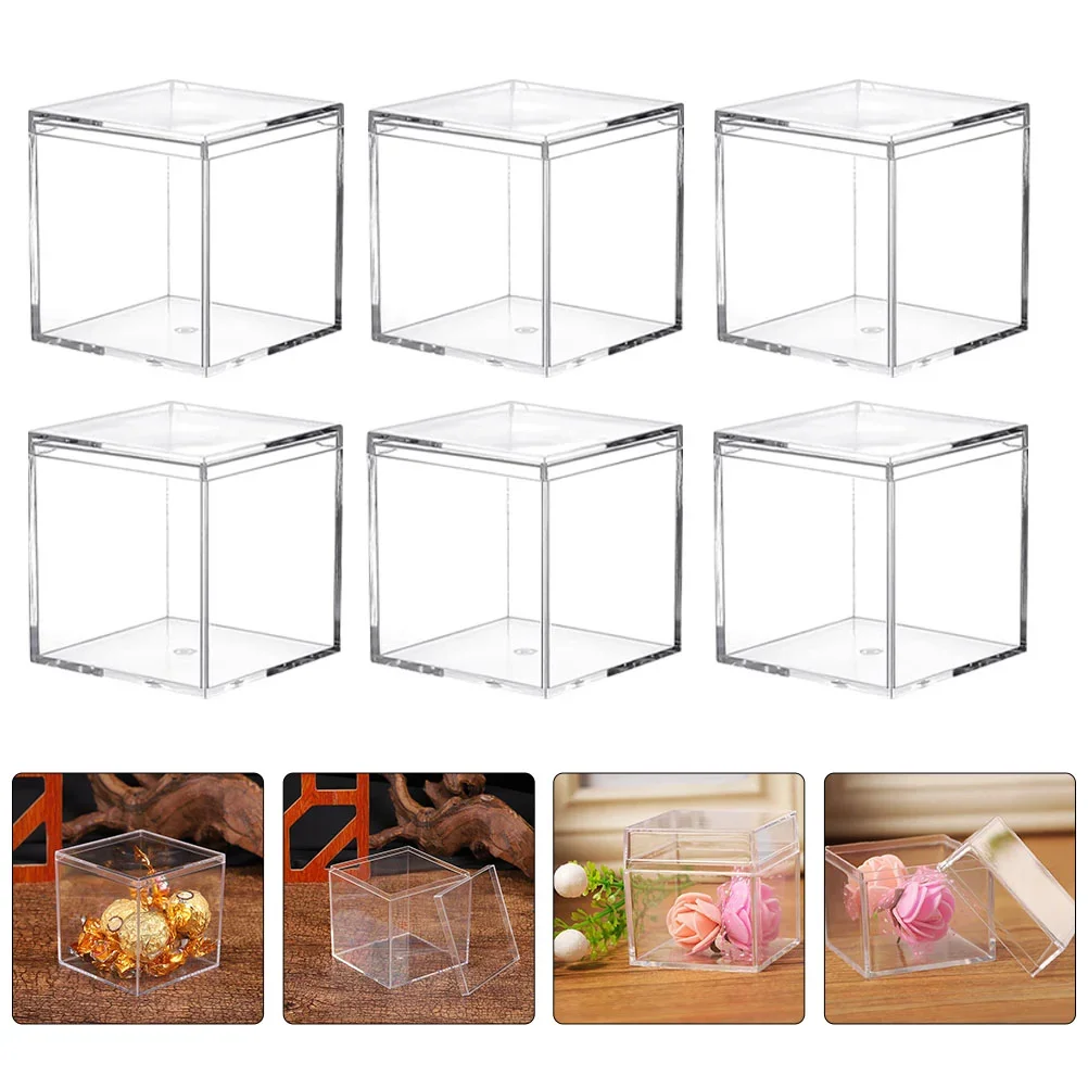 12pcs-Acrylic-Candy-Box-Goodie-Bags-Clear-Chocolate-Plastic-Wedding ...