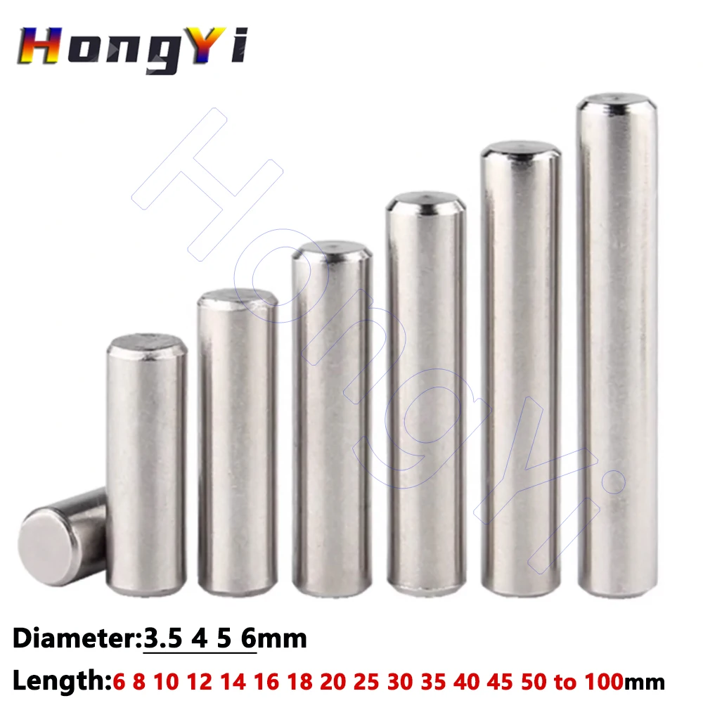 Ø3.5 4 5 6mm Cylindrical Pin Locating Dowel Pin 304 Stainless Steel ...