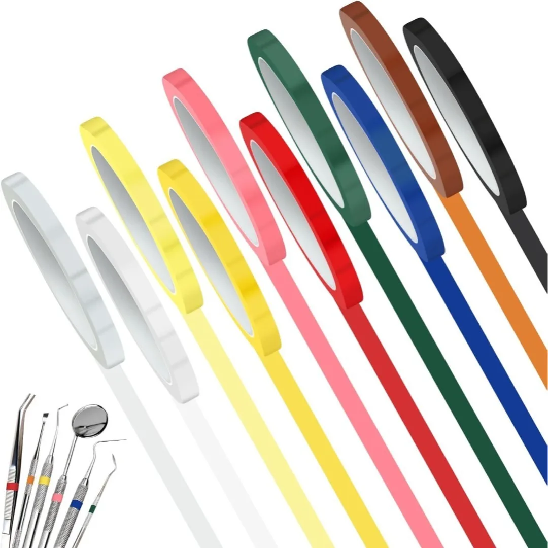 Un rollo de cintas para instrumentos dentales, cinta para Autoclave, 9 ...