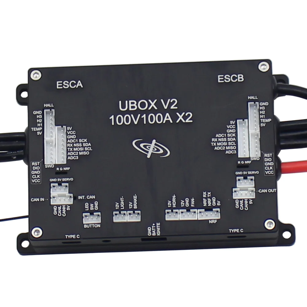 UBOX V2 200A 100V 100A X2 Dual Motor Electric Speed Controller Base On ...