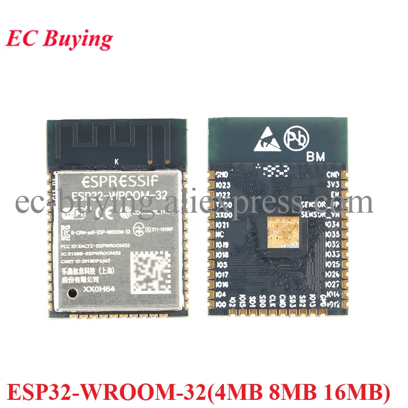 Módulo WiFi inalámbrico compatible con Bluetooth, placa MCU de baja potencia, de doble núcleo ...