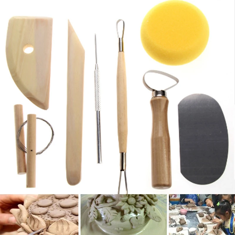8Pcs-set-Pottery-Ceramic-Tool-Set-DIY-Hand-Clay-Ceramic-Molding-Tools ...