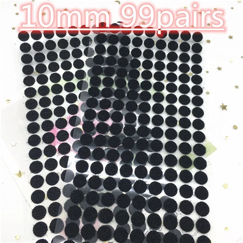 10mm 99pairs Sticker Self Adhesive Fastener Colorfull Dots Stickers ...