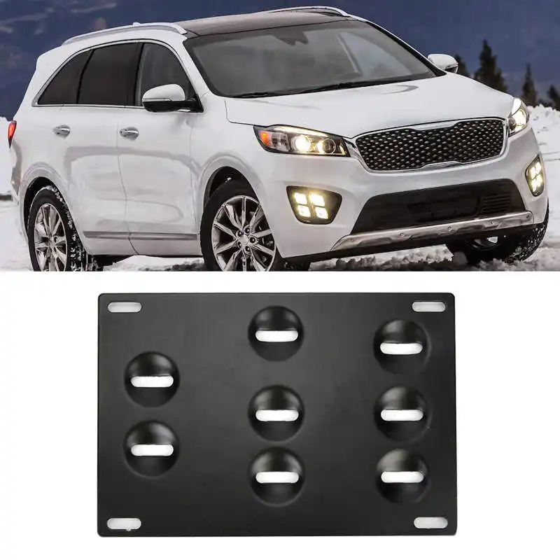 Bumper Tow Hook License Plate Mount Bracket Holder For Mazda 3 Mazda 6 ...