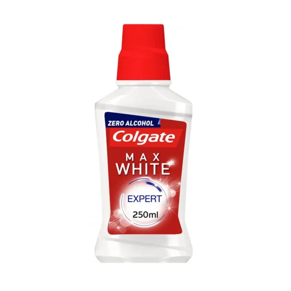 Colgate Max White Expert Oral Rinse 250 ml | Whiter Teeth | Clinically ...