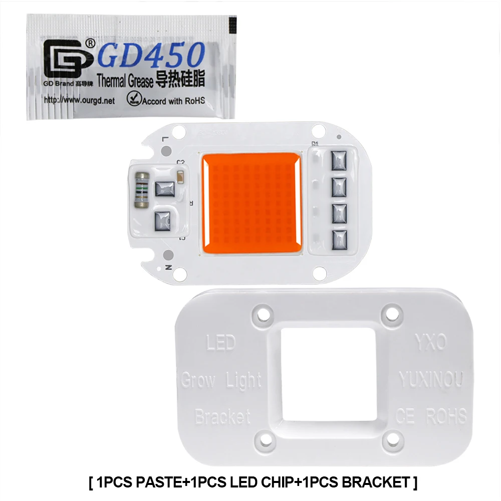 AC COB Module Driverless 220V 20W 30W Flip DOB 50w Led Chip Lamp Beads ...