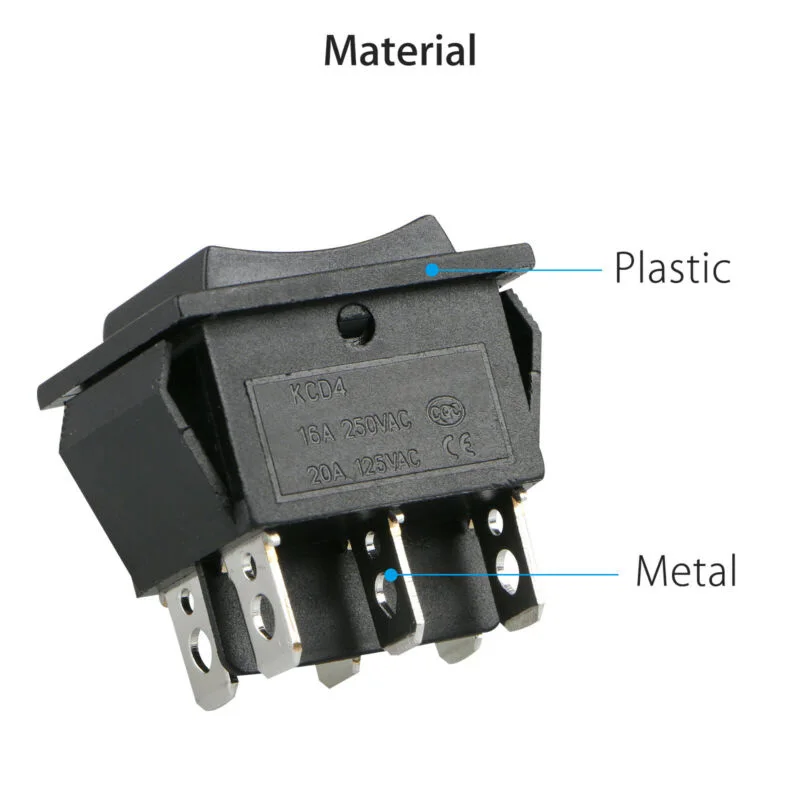 2-Pack-Rocker-Switch-6-PIN-DPDT-Double-Pole-Double-Throw-20-Amp ...