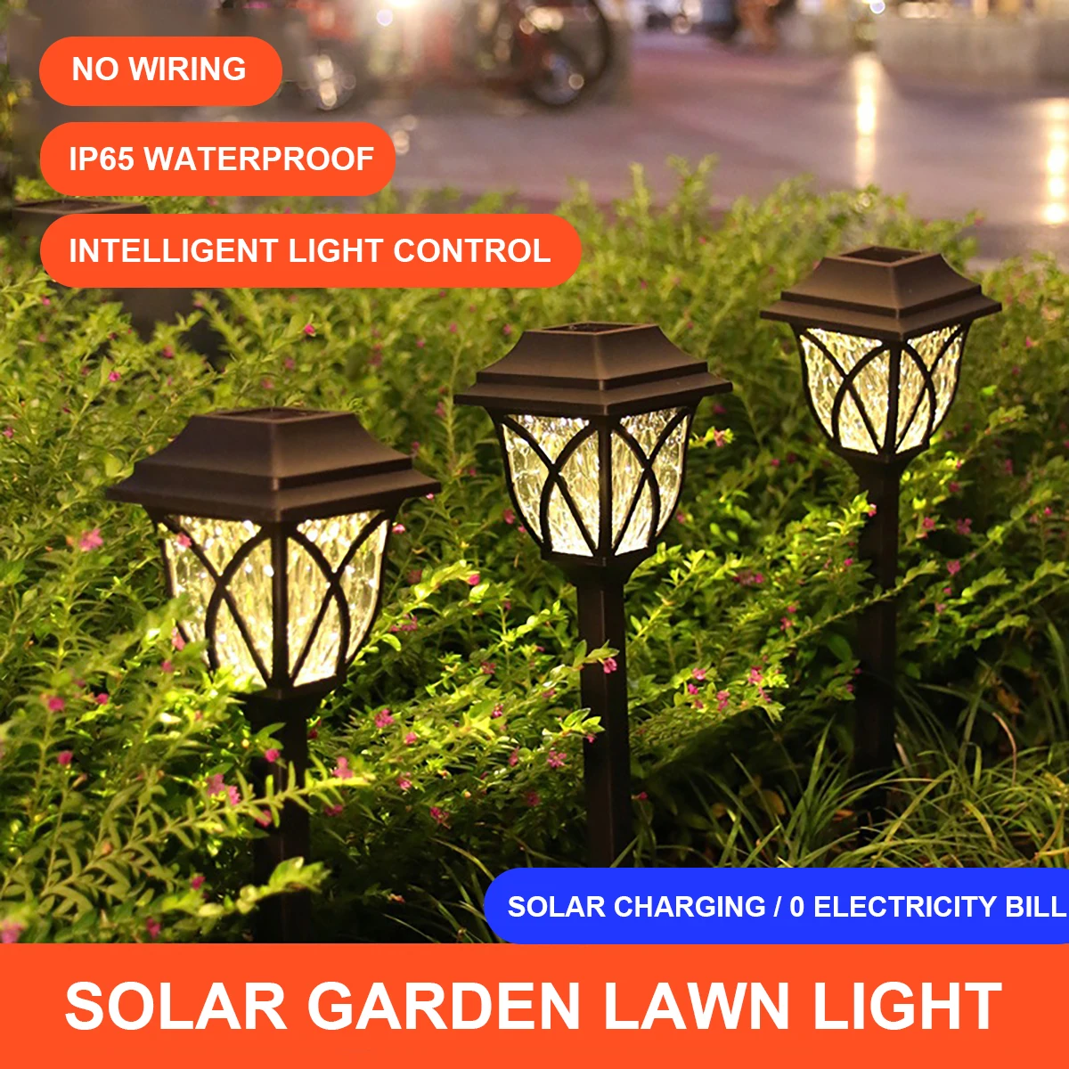 Solar-LED-Garden-Lawn-Light-Outdoor-IP65-Waterproof-Night-Light-for ...