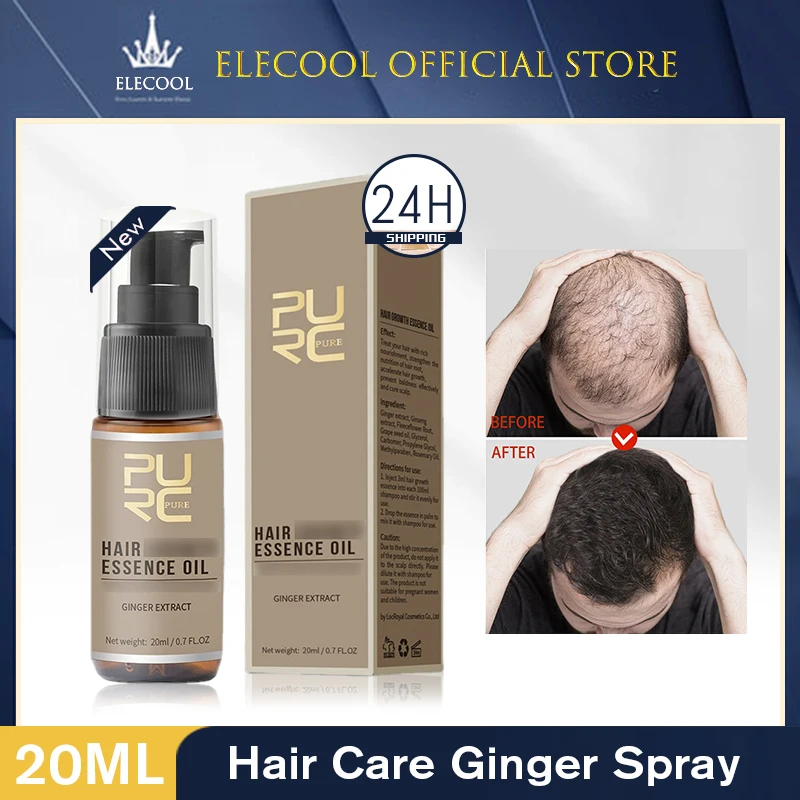 30ml-PURC-Ginger-Hair-Growth-Spray-Fast-Growing-Spray-Scalp-Nutrient ...