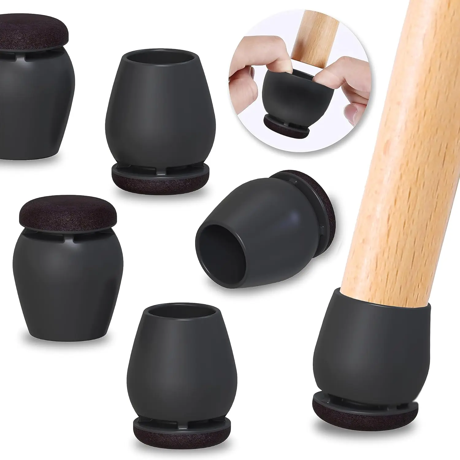Prot-ge-pieds-alertes-onaux-en-silicone-pour-meubles-et-tables-couvre ...