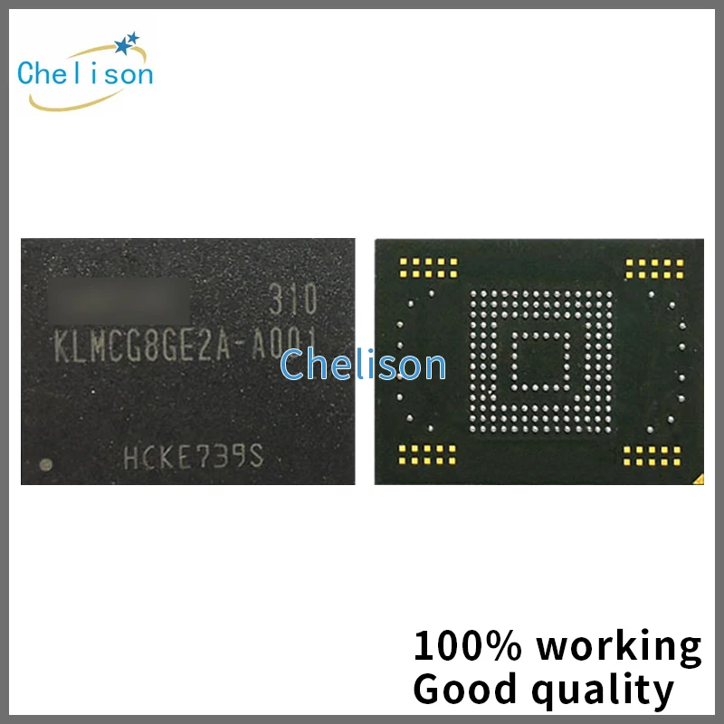100%Working KLMCG8GE2A-A001 KLMCG8GE2A A001 64G BGA169 EMMC 4.5 64GB ...