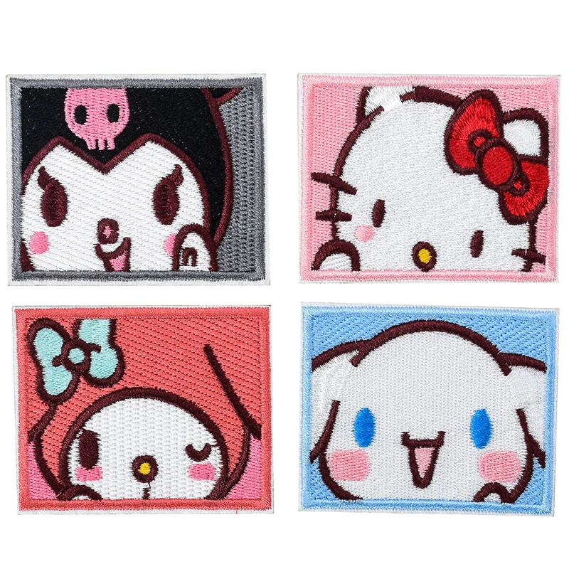 Sanrio-Series-Cartoon-Patch-for-Clothing-Travel-Patche-on-Clothes-DIY ...