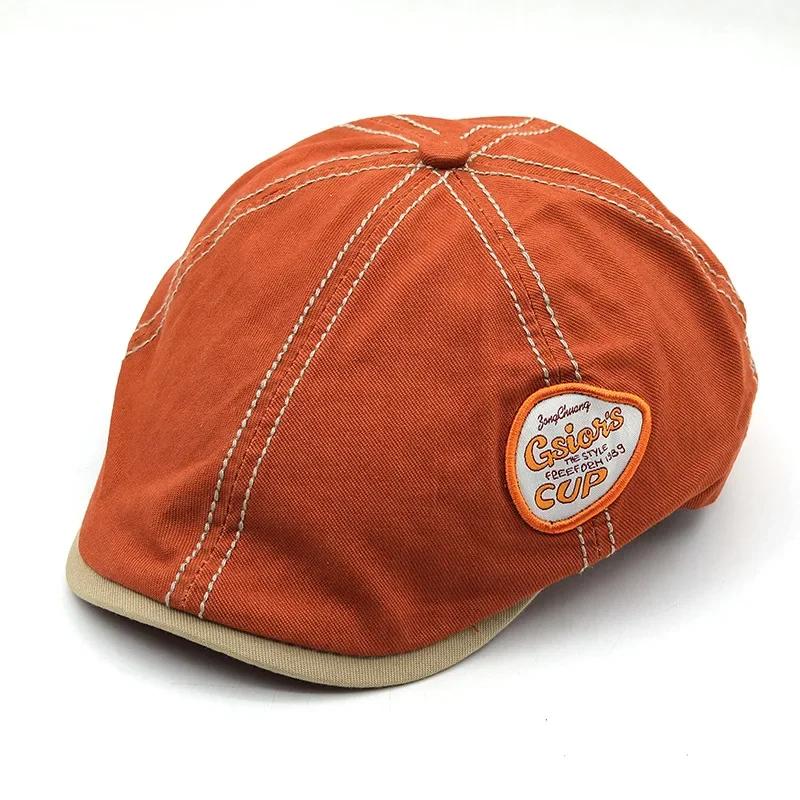 Hip Hop Spring Summer Retro Newsboy Caps Men British Painters Hats ...