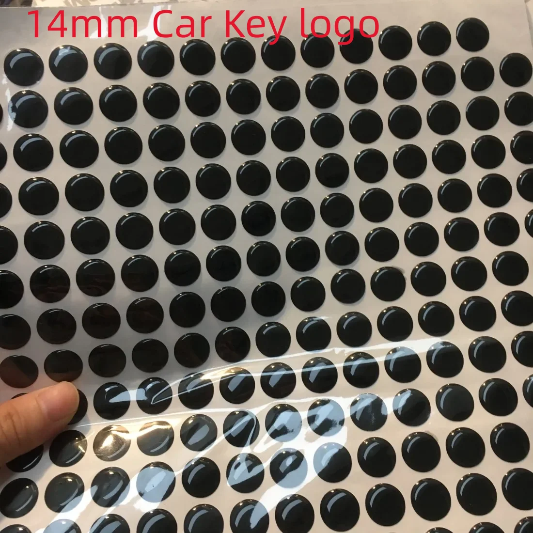 5pcs 20pcs 100pcs Superior Quality 14mm Car Key Epoxy Sticker Remote ...