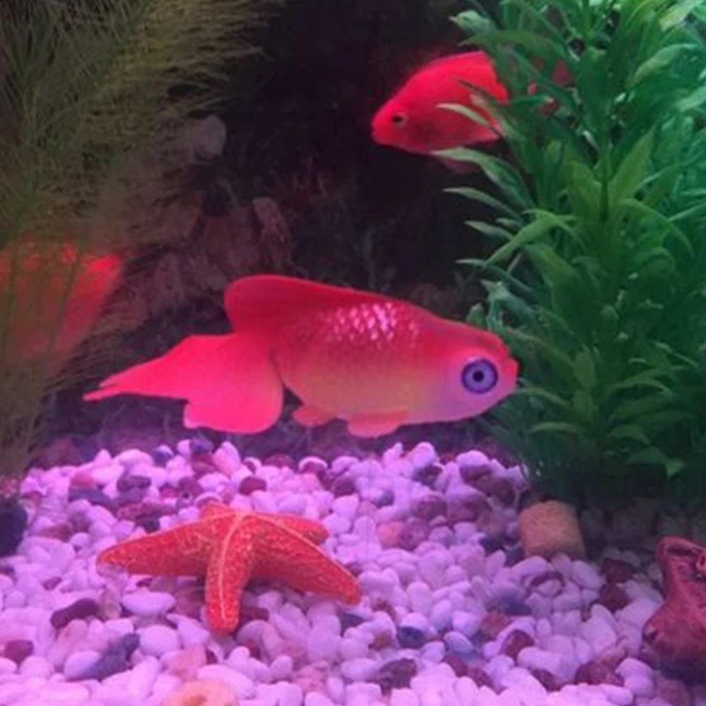 Luminous-Simulation-Fake-Gold-Fish-JellyFish-Ornaments-Silicone ...