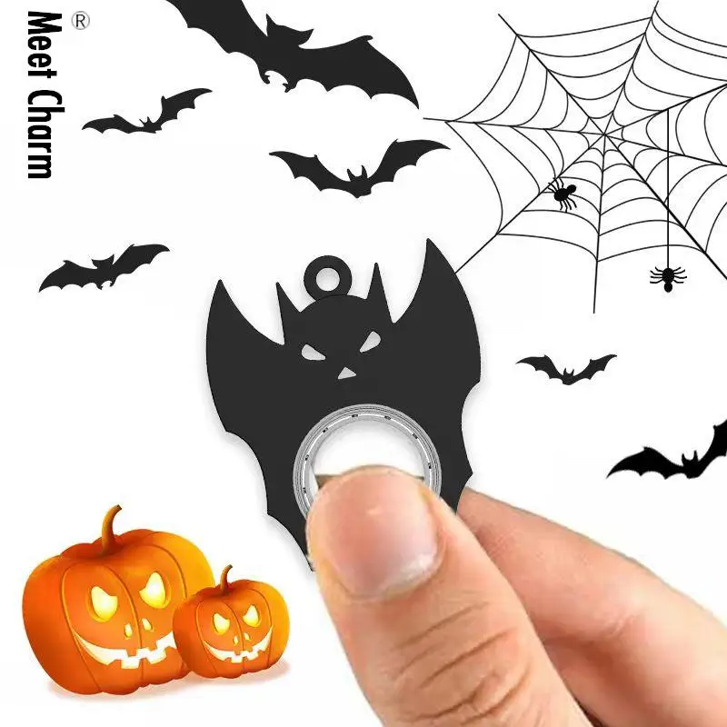 Hallowmas-Spinner-Fidget-Keychain-Adults-Anxiety-Stress-Relief-Hand ...