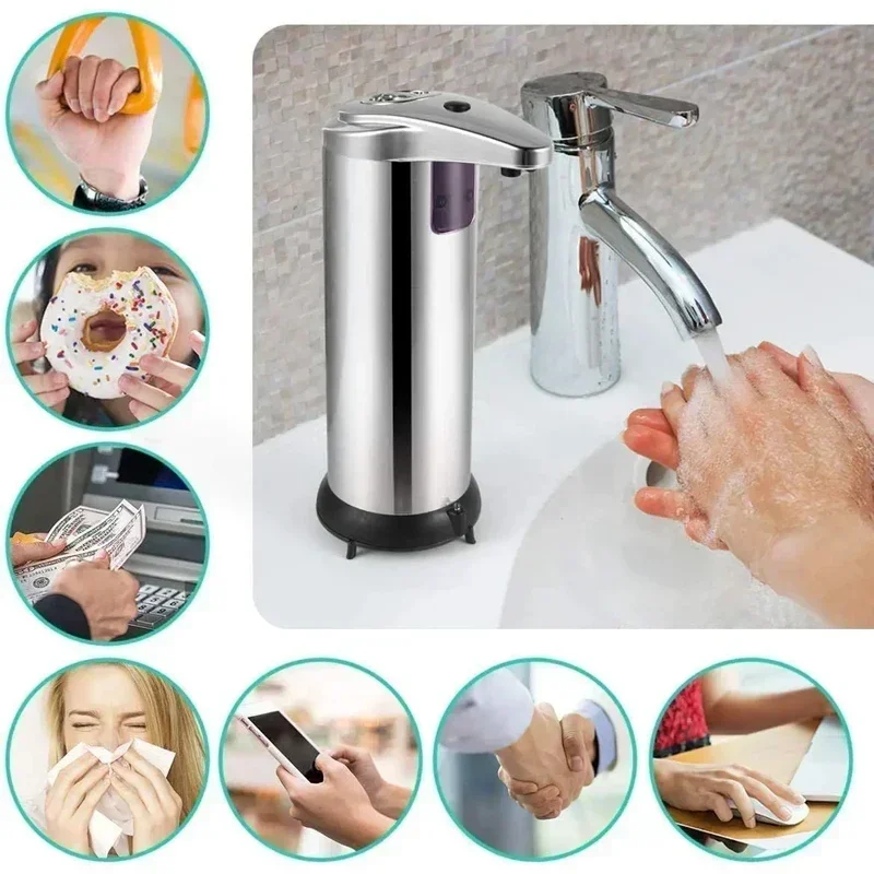 Automatic-Liquid-Soap-Dispenser-Touchless-Infrared-Sensor-Hand-Free ...