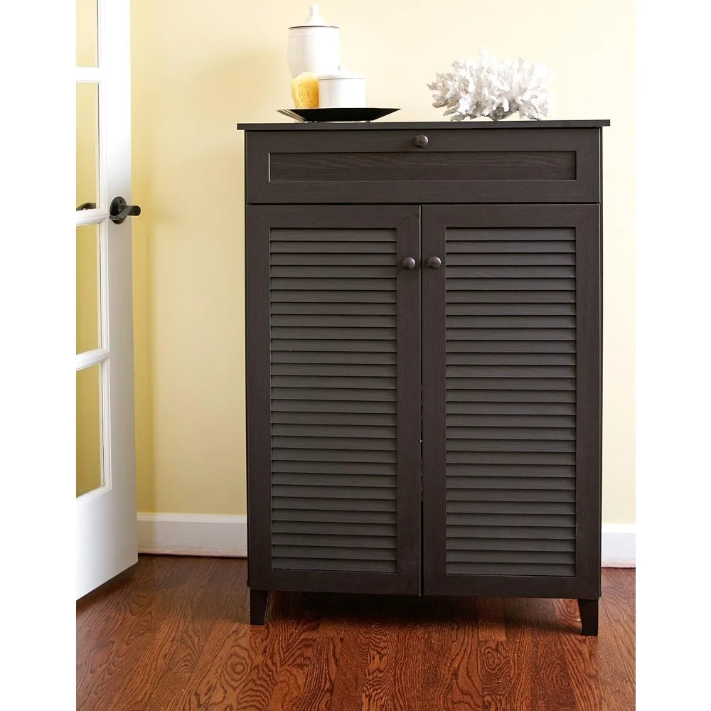 Harding-Shoe-Storage-Cabinet-Espresso-zapatero-organizador-de-zapatos ...