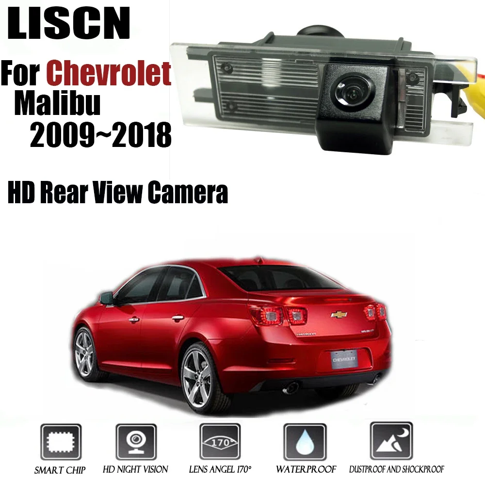 Cámara de visión trasera para Chevrolet Malibu 2009 ~ 2018 2012 2013 ...