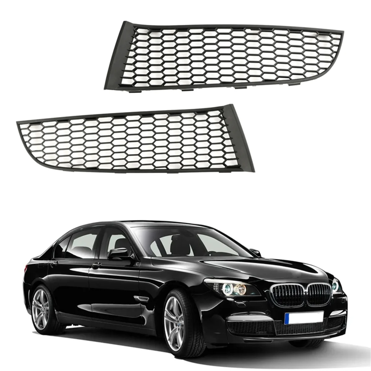 51117903674 RH Front Bumper Lower Grille for BMW F01/02 M Sport 09-15