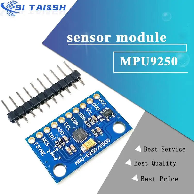 SPI/IIC GY-9250 MPU 9250 MPU-9250 9-Axis Attitude +Gyro+Accelerator ...