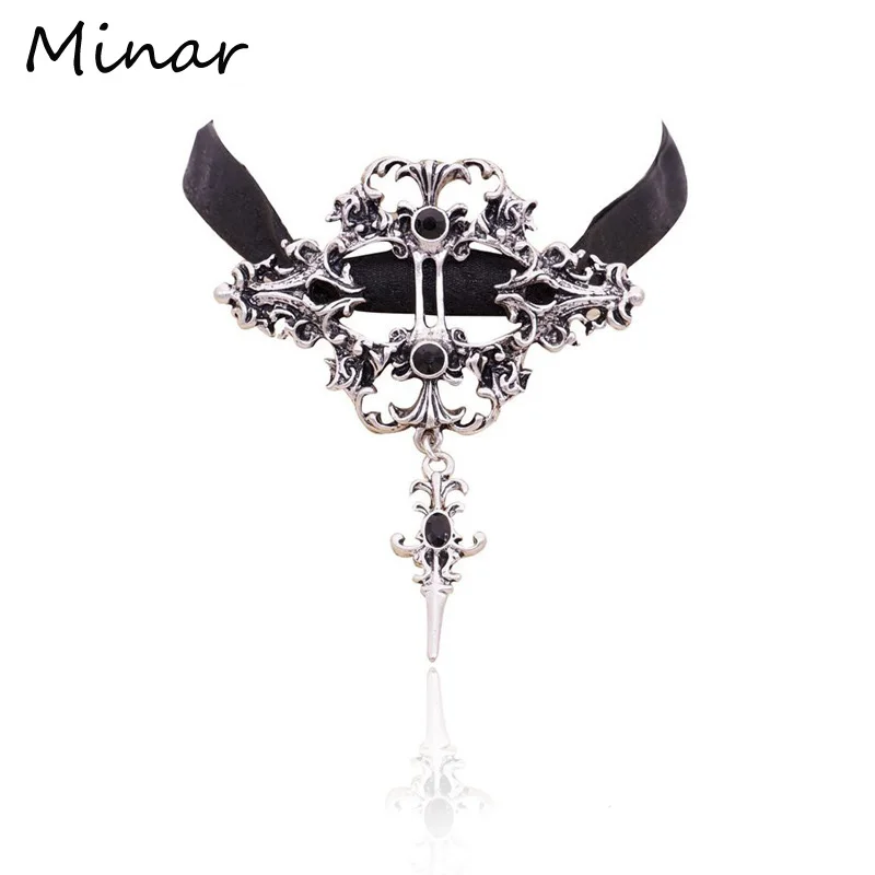 Vampire Pendant Necklace Women Men Cross Necklace Gothic Jewelry ...