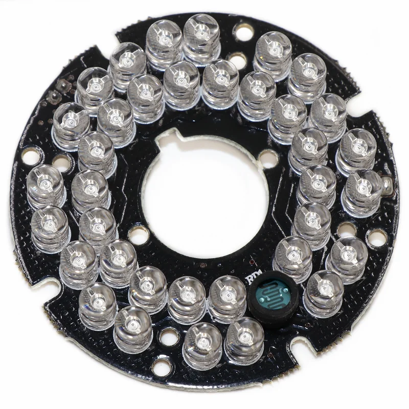 80 graus cctv acessórios luz infravermelha 36 graus 850nm ir led placa ...
