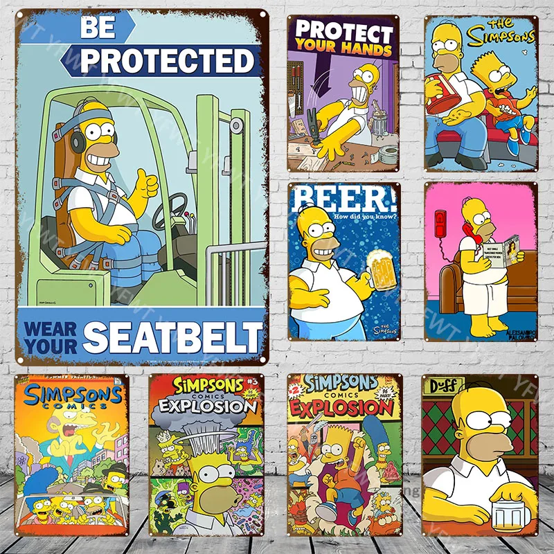 Safety Poster Simpsons