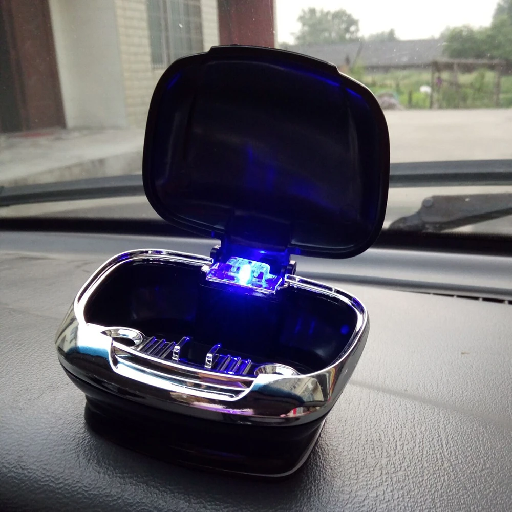 Car-Ashtray-With-LED-Lights-Portable-LED-Smokes-Car-Ash-Cigarette-Ash ...