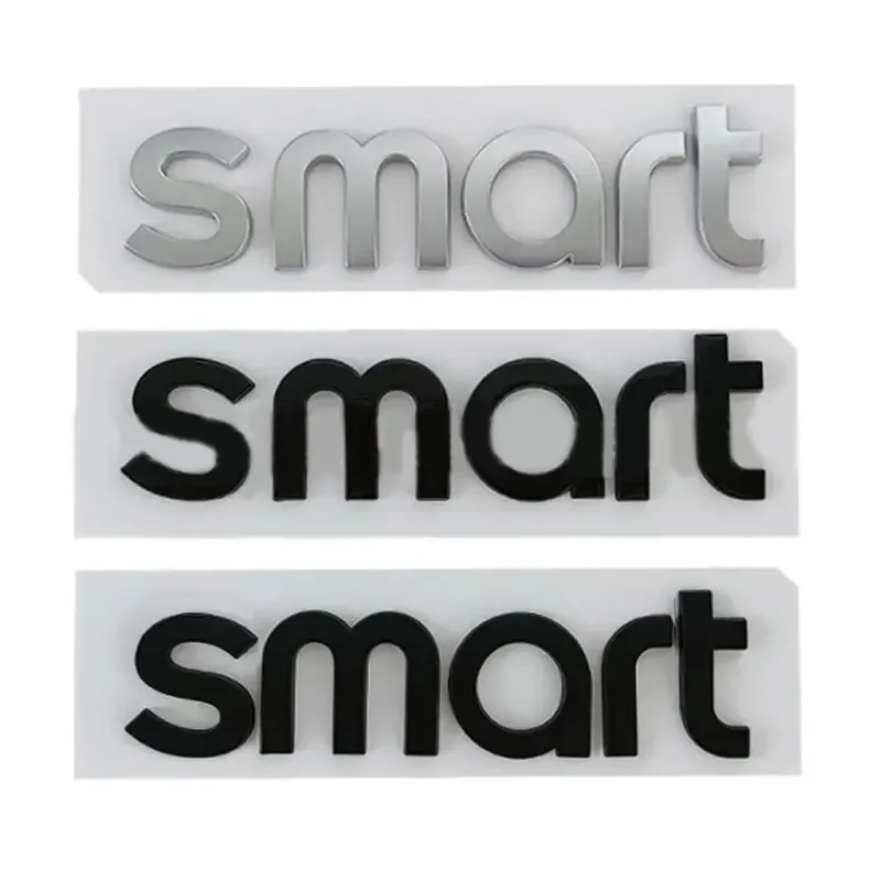 SMART letter logo car stickers for Mercedes-Benz SMART head ...