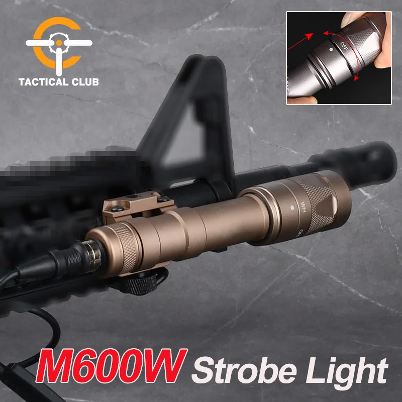 WADSN-Airsoft-M600-M600W-SF-Flashlight-Tactical-Gun-Light-Strobe-Weapon ...