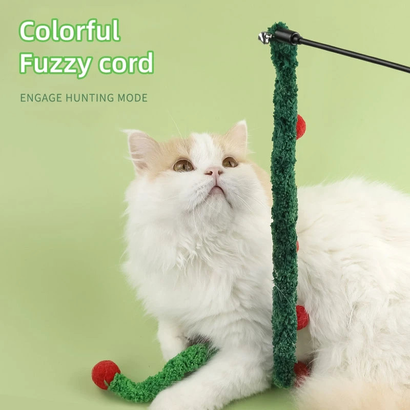 Plush-Cat-Toys-Accessories-Playing-Stick-Training-Toy-Tools-With-Ring ...