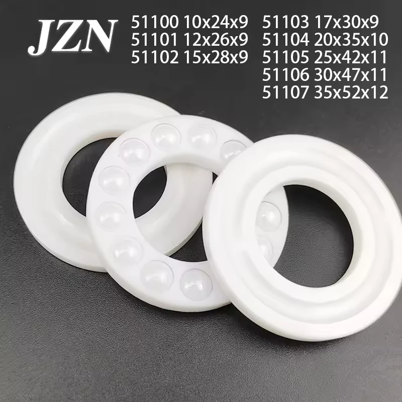 Flat thrust ball ceramic bearing 51100 51101 51102 51103 51104 51105 ...