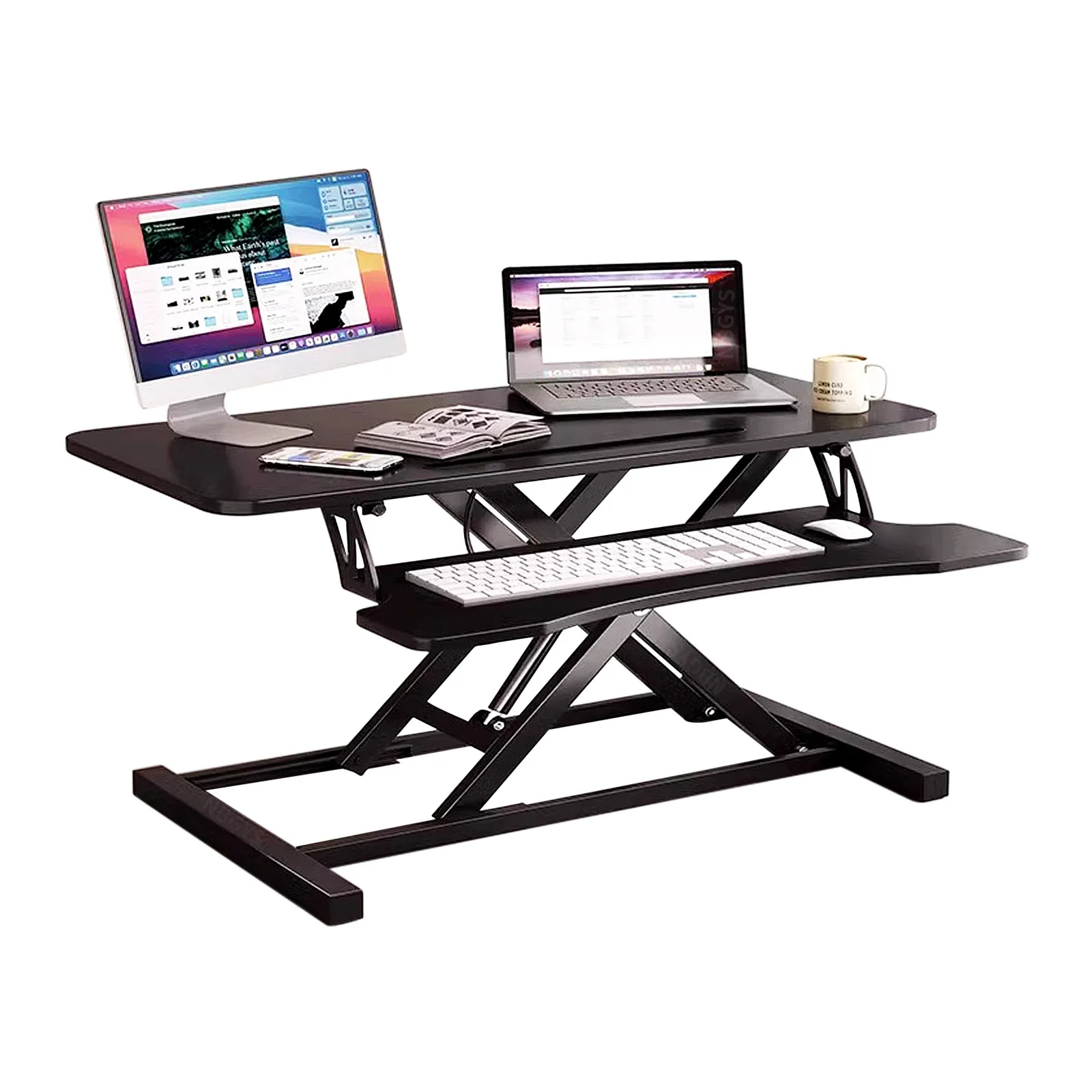 Standing-Desk-Adjustable-Workbench-Computer-Desk-Desktop-Height ...