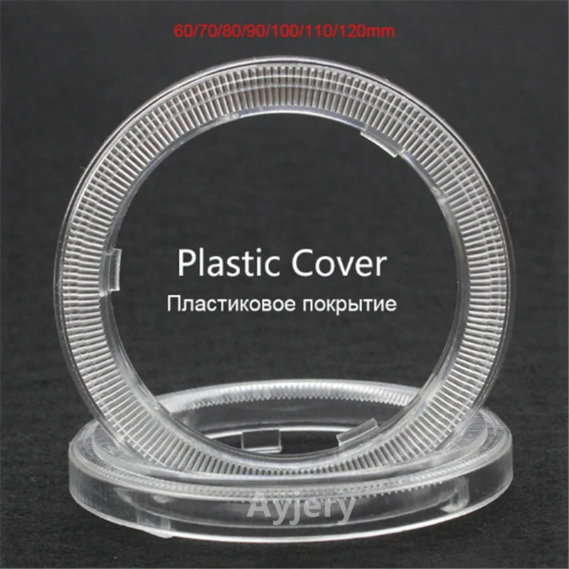1 PCS Angel Eyes Shell 60mm 70mm 80mm 90mm 95mm 100mm 110mm 120mm Halo ...