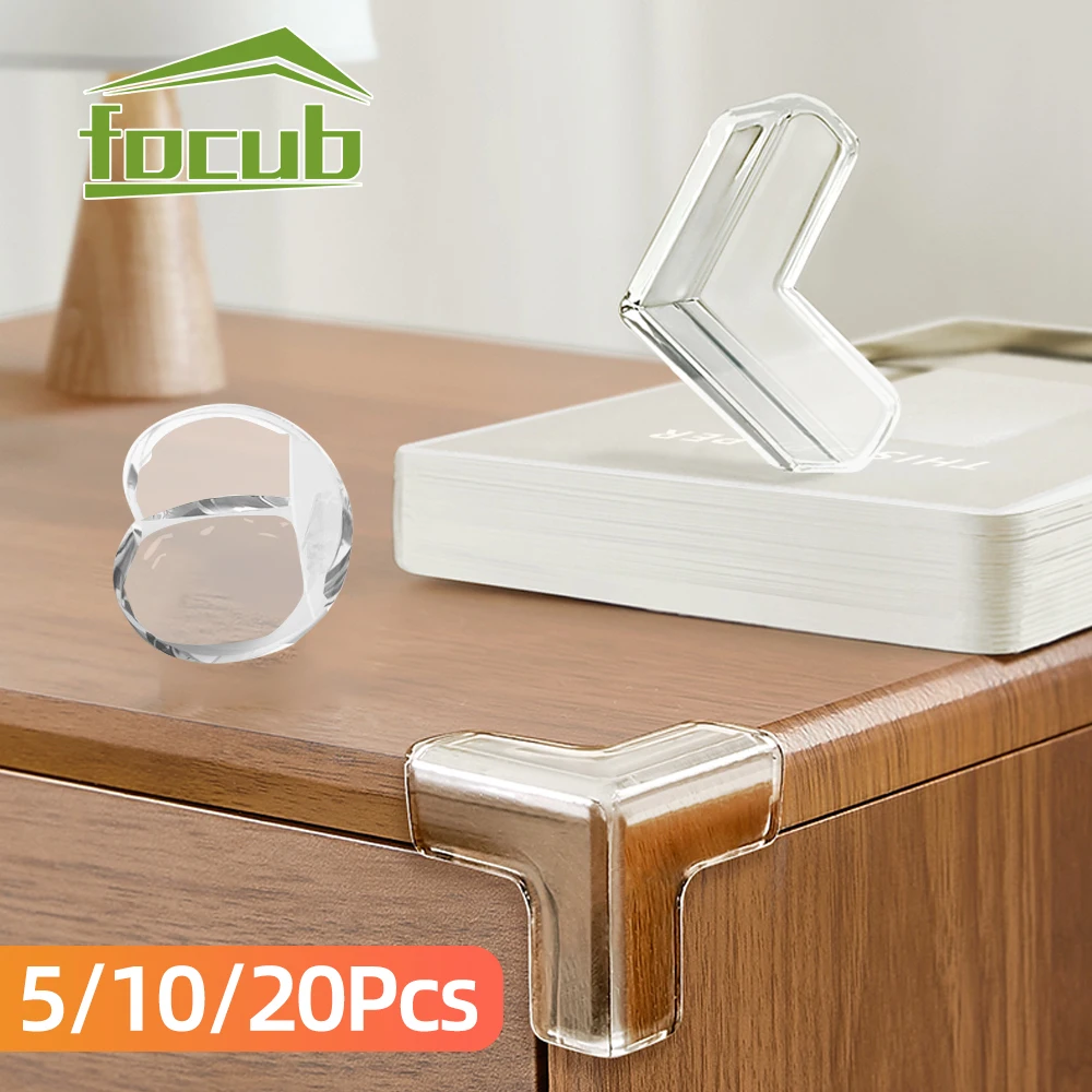5-10-20Pcs-Silicone-Corner-Protectors-Self-Adhesive-Furniture-Corner ...