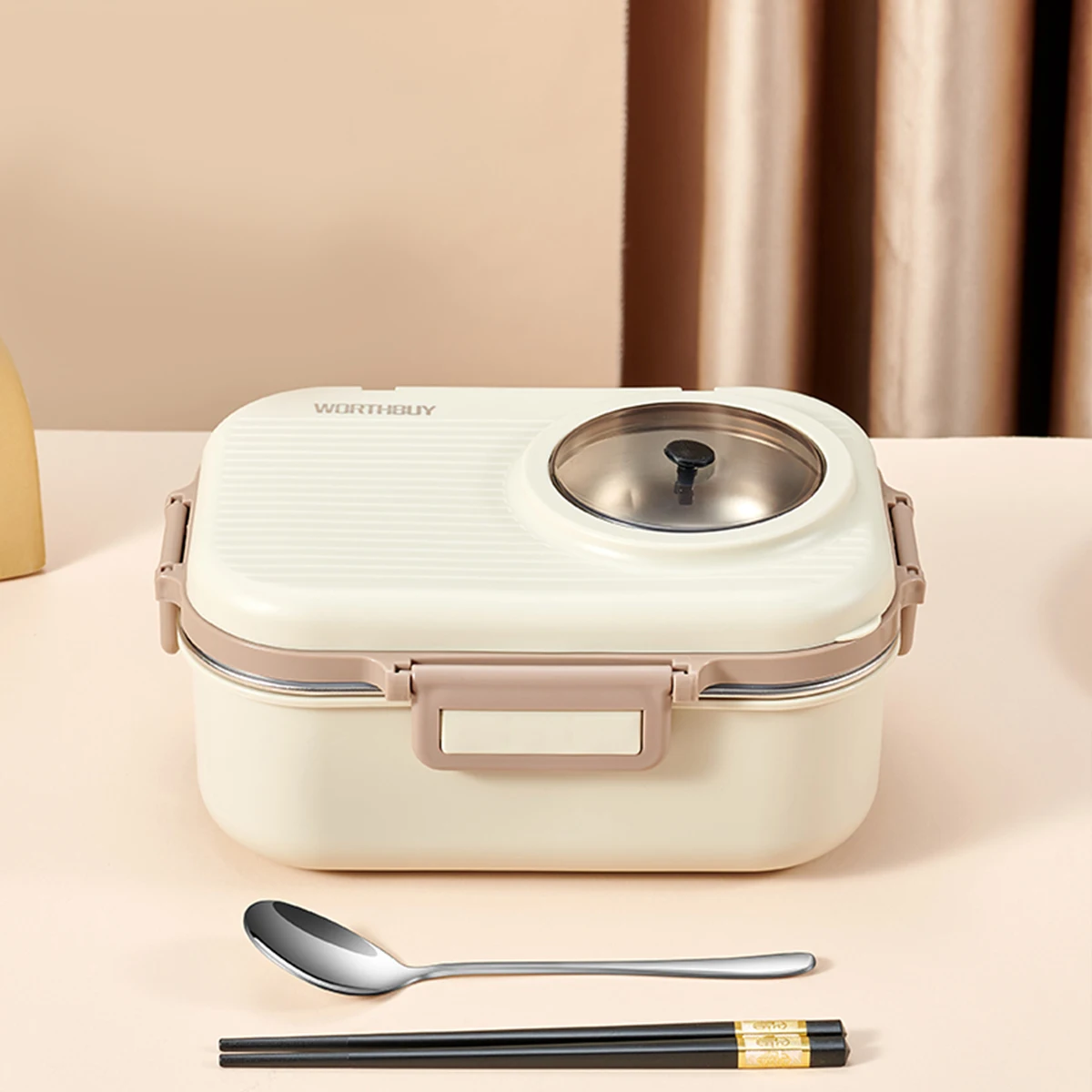 WORTHBUY-Electric-Lunch-Box-304-Stainless-Steel-Electric-Heated-Bento ...